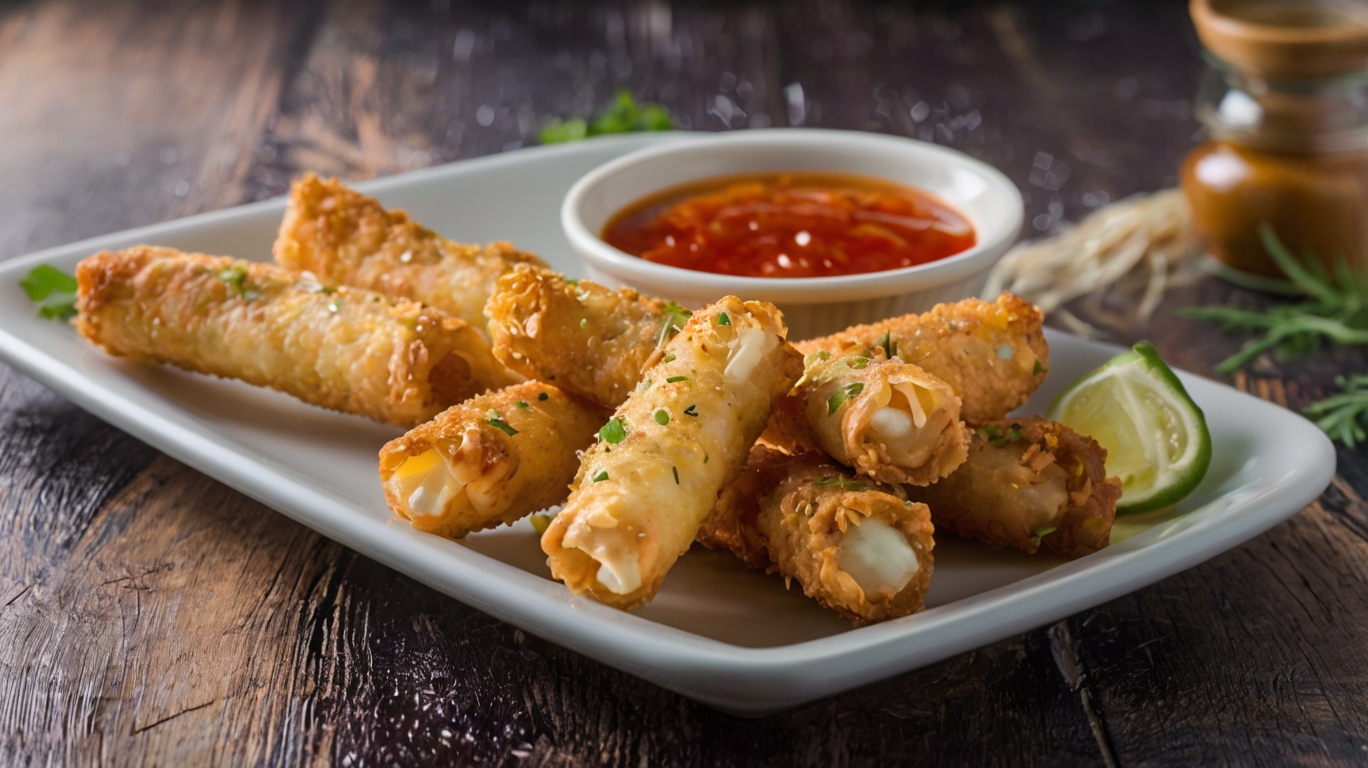 Wonton Mozzarella Sticks Recipe