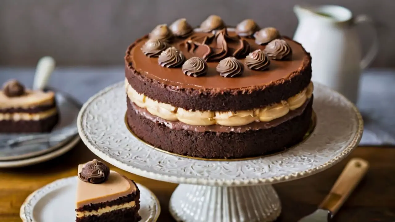 Chocolate and Espresso Cream Cake Recipe