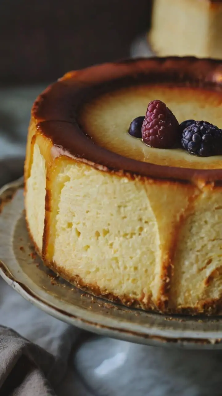 Loaf Pan Basque Cheesecake Recipe