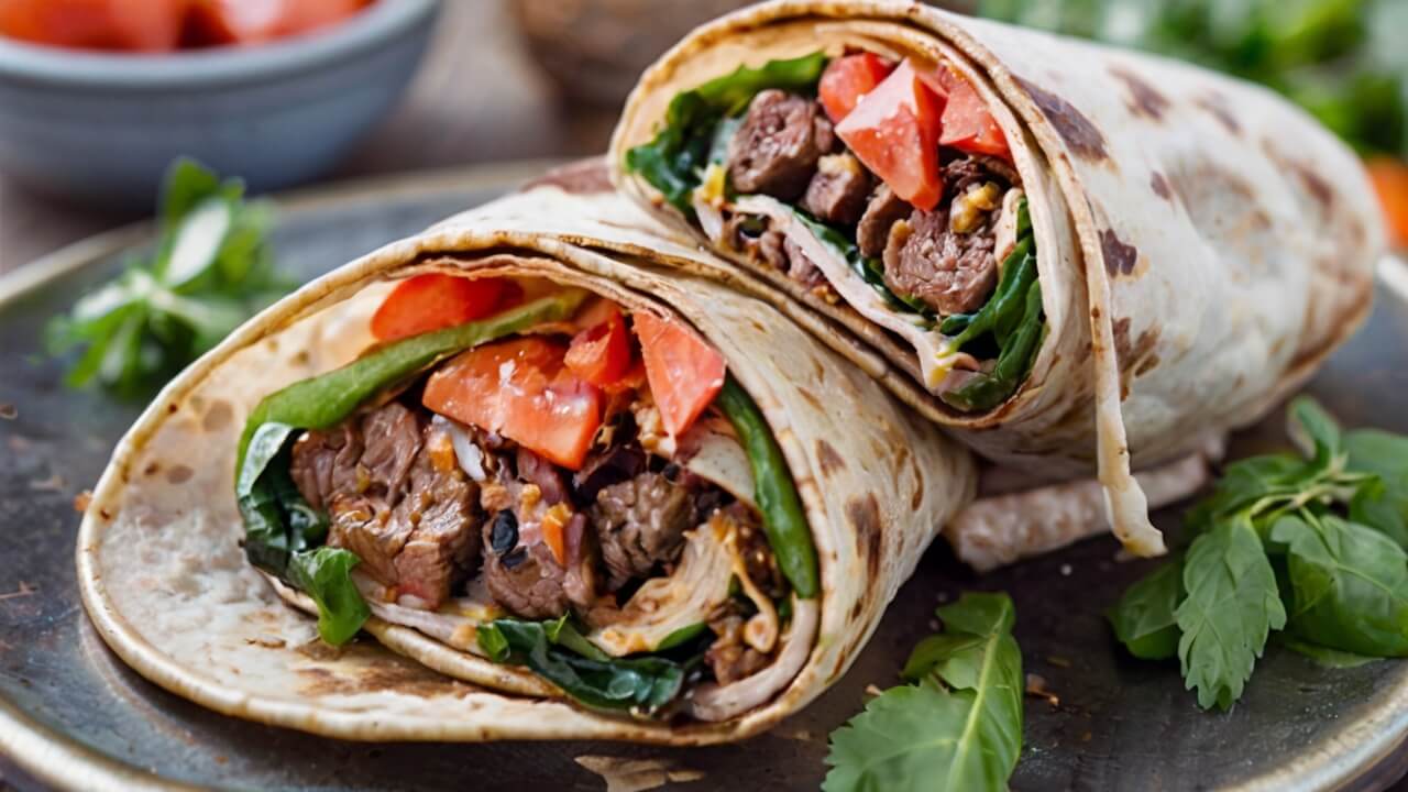 Turkish Beef Wrap Recipe