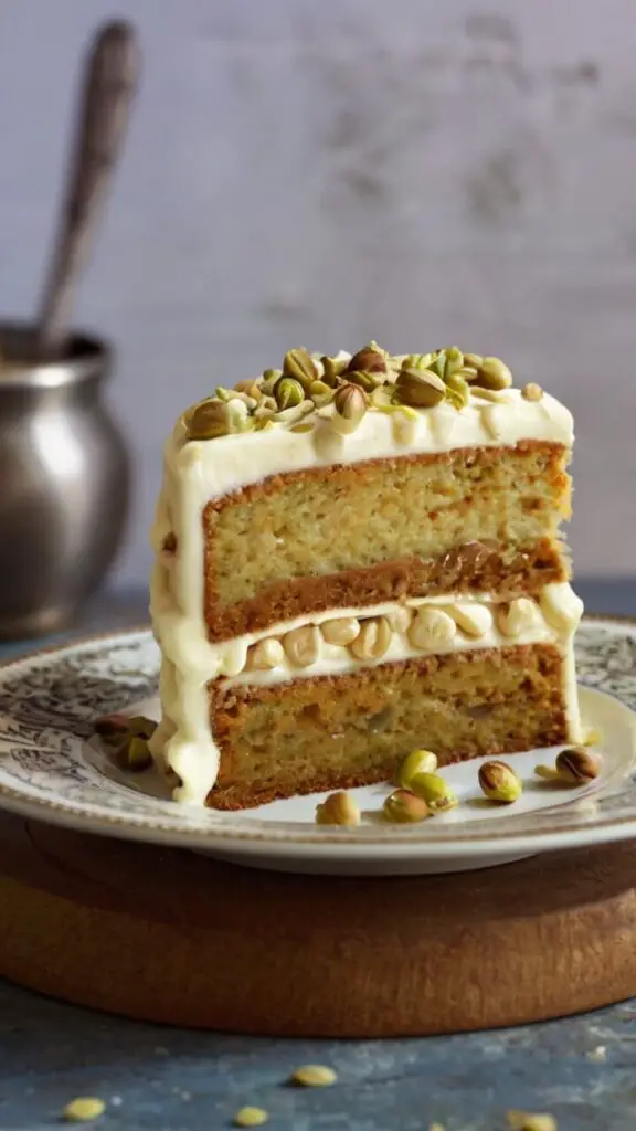 White Chocolate Pistachio Cake Recipe
