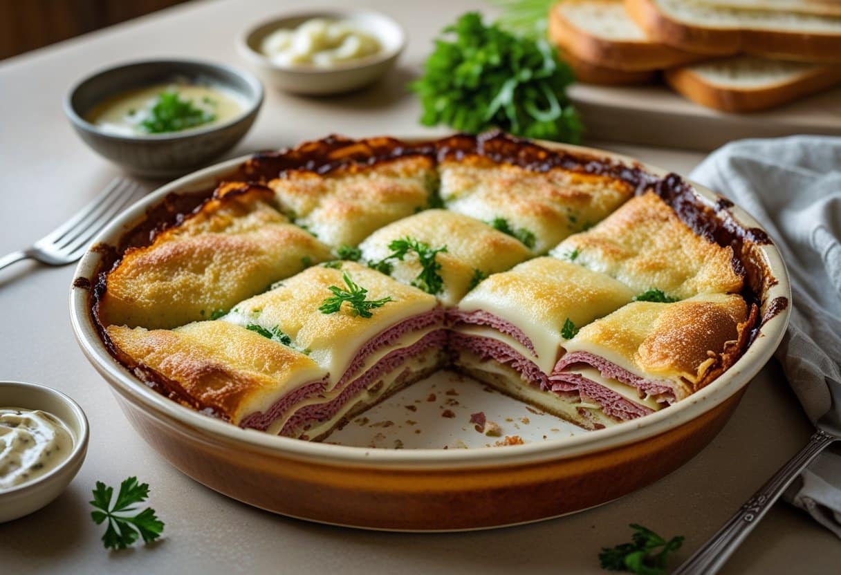 Homemade Reuben Bake Recipe