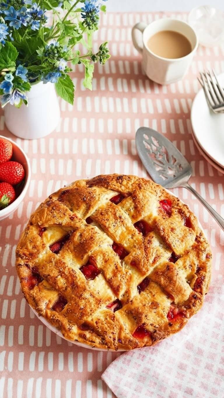 Pioneer Woman Strawberry Rhubarb Pie Recipe